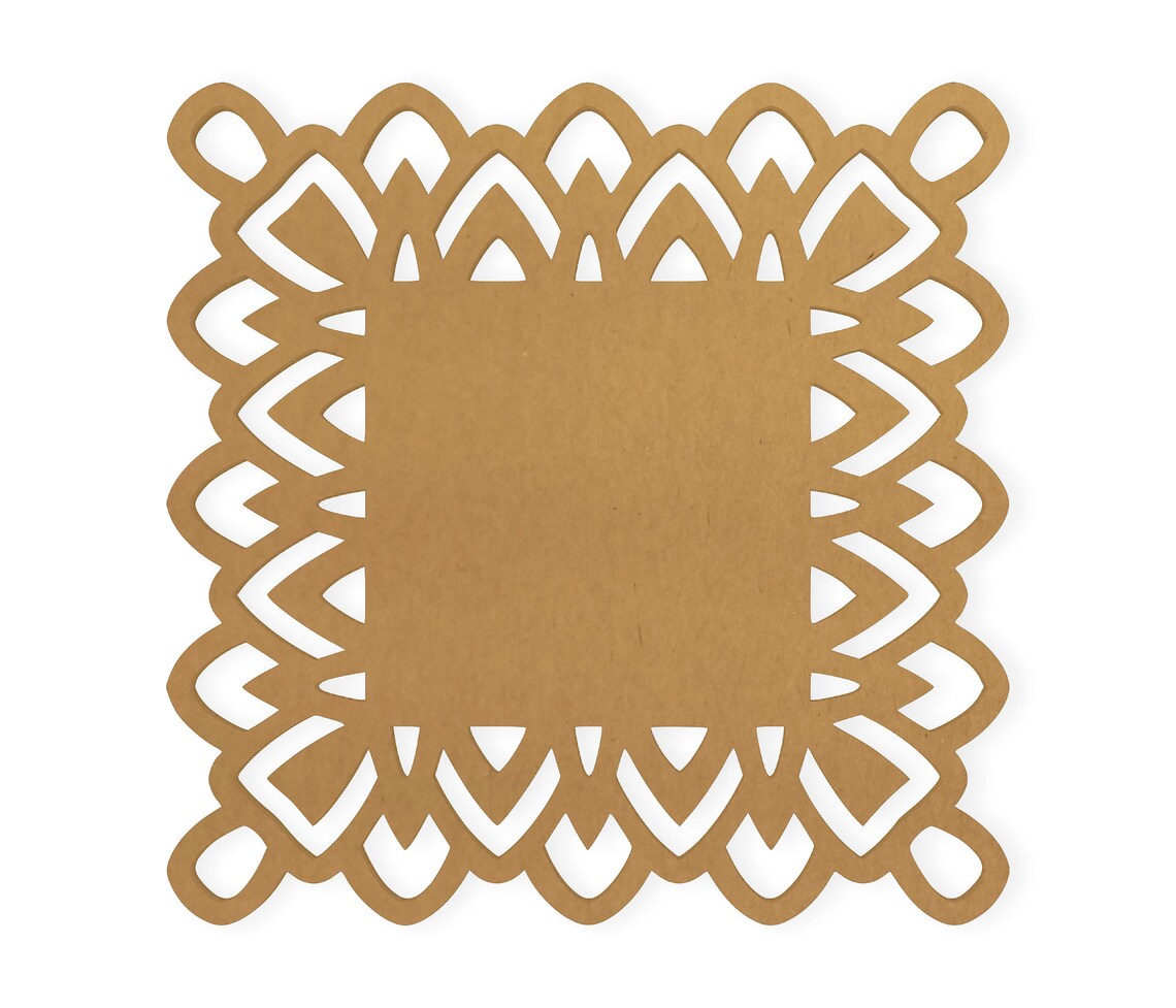Doily Lace Wall Art: Square Cardboard Cutouts (5-42 Inches) - Etsy