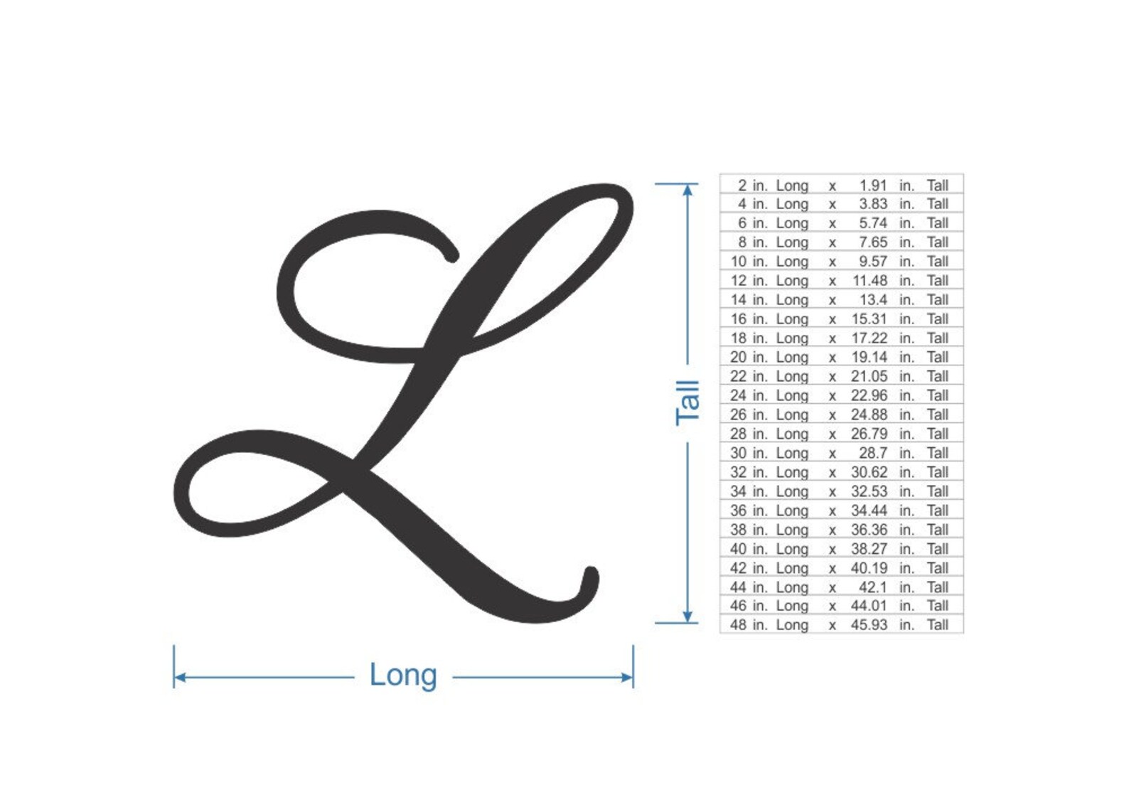 Wooden Monogram Letter l Large or Small - Etsy