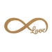 Infinity Love Wall Hanging: Cardboard Cutout - Unpainted, Multiple ...