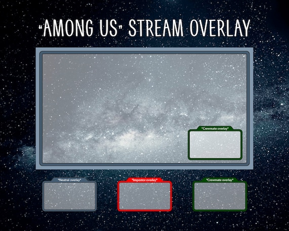 Among Us Twitch Stream Overlay Layout | Etsy