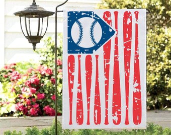 Home Plate Garden Flag - Etsy