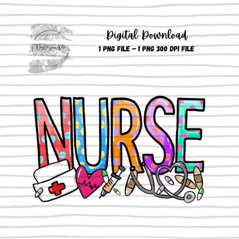 Nurse PNG File Nurse SVG File Cute Nurse Digital Download - Etsy Canada