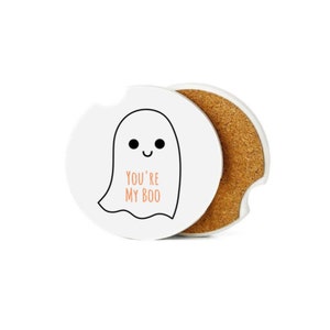 You're My Boo Car Coaster Halloween Car Accessory My Boo Gift Spooky ...