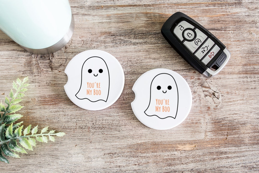 You're My Boo Car Coaster Halloween Car Accessory My Boo Gift Spooky ...