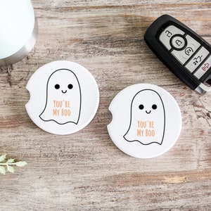 You're My Boo Car Coaster Halloween Car Accessory My Boo Gift Spooky ...