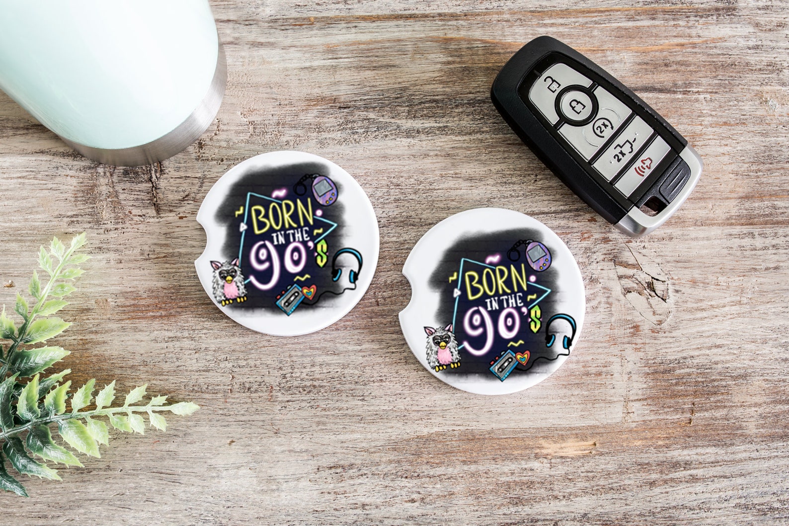 Born in the 90's Car Coaster 90s Baby Gift Wish It Was - Etsy