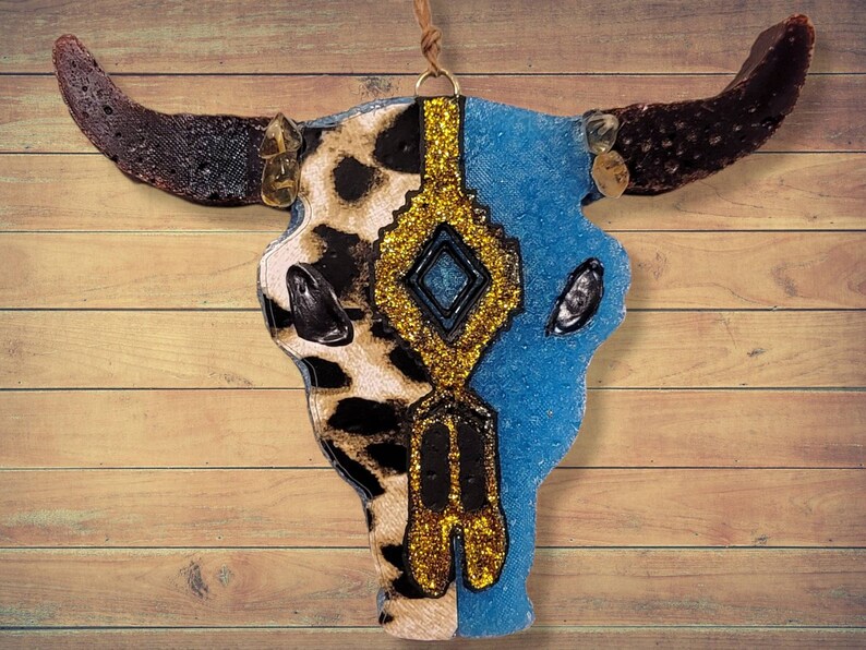 Aztec Bull Steer Skull Car Freshie Air Freshener - Etsy