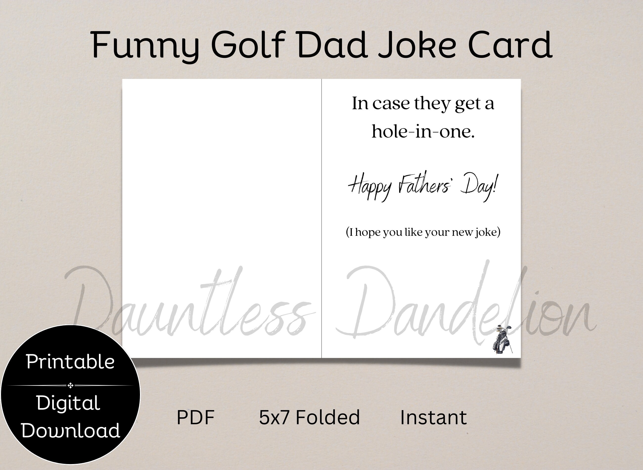 Printable Funny Father's Day Card - Etsy