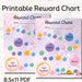 Bubble Reward Chart, Kids Reward Chart, Printable Goal Setting Chart - Etsy