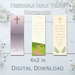 Easter Bookmarks Bible Verse Bookmarks Easter Gift Christian Bookmarks ...