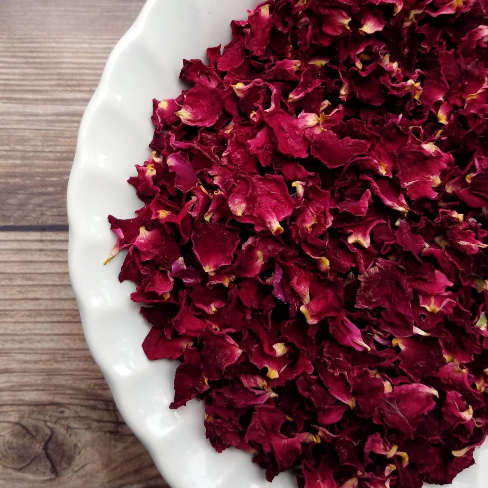 Organic Dried Red Rose Petals for Facial Steams or Bath Tea | Etsy