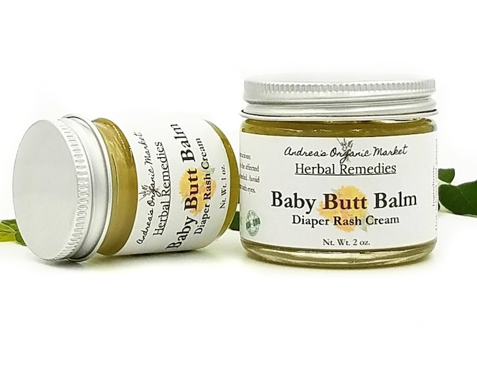 Organic Baby Butt Balm Natural Diaper Rash Salve for Babies - Etsy