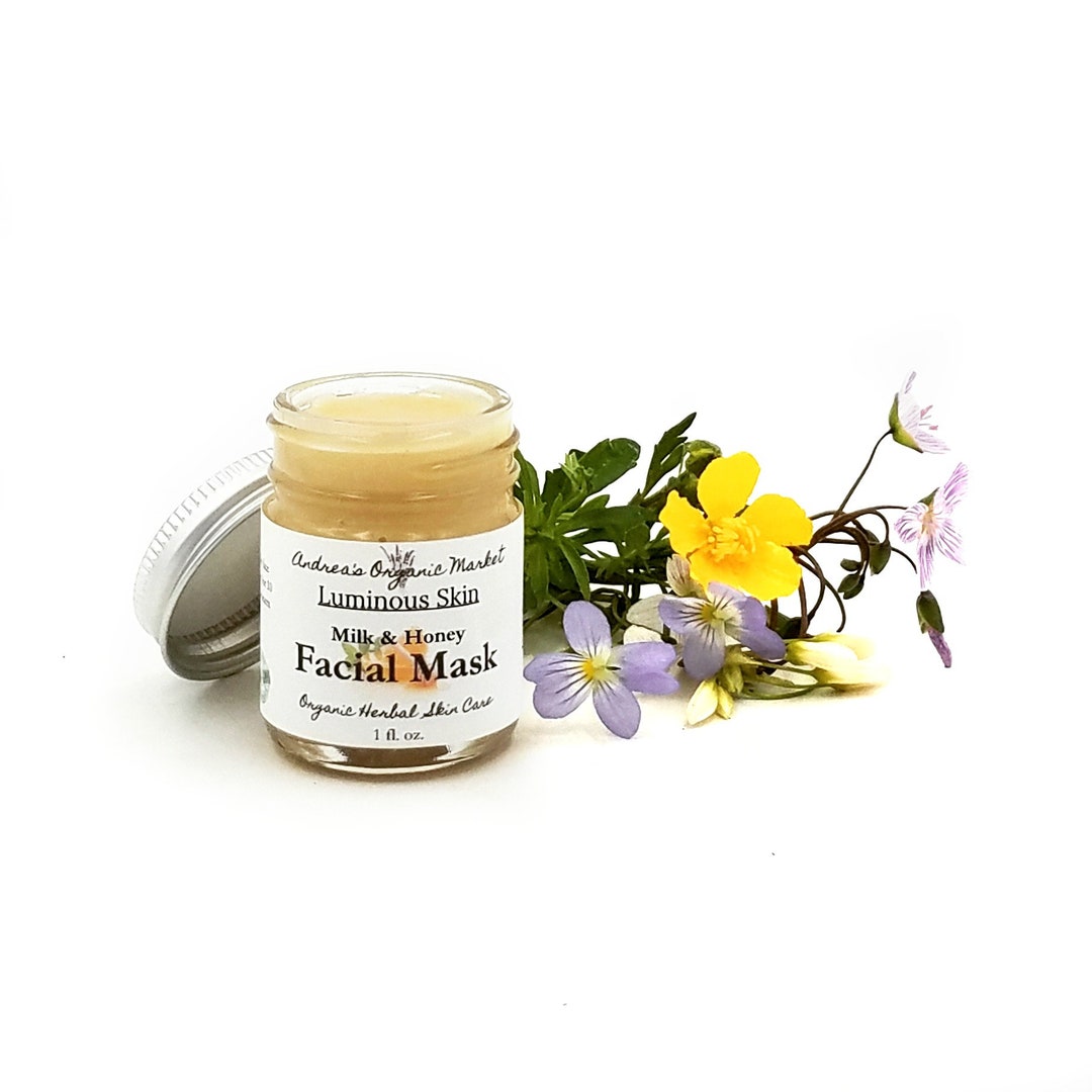 Organic Milk & Honey Face Mask Sample, Face Mask Mini, Trial Size Honey ...