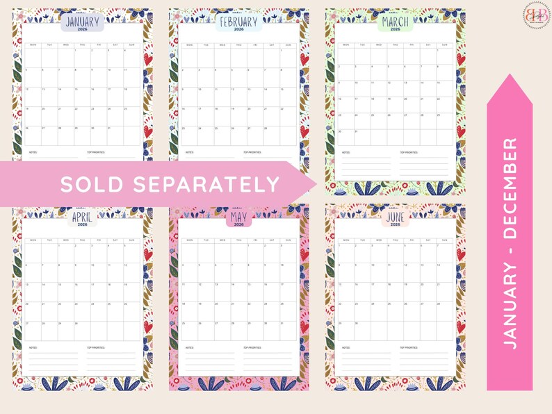 Editable MARCH 2026 Monthly Calendar Page - iPad & Print-at-home ...