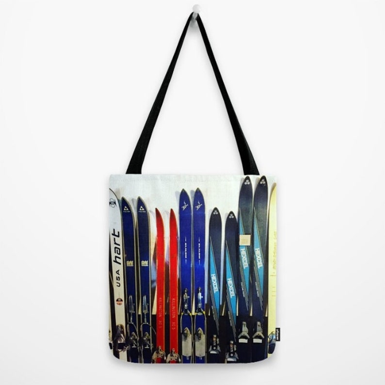 Vintage Ski Collection Tote Bag Mountain Life Winter - Etsy