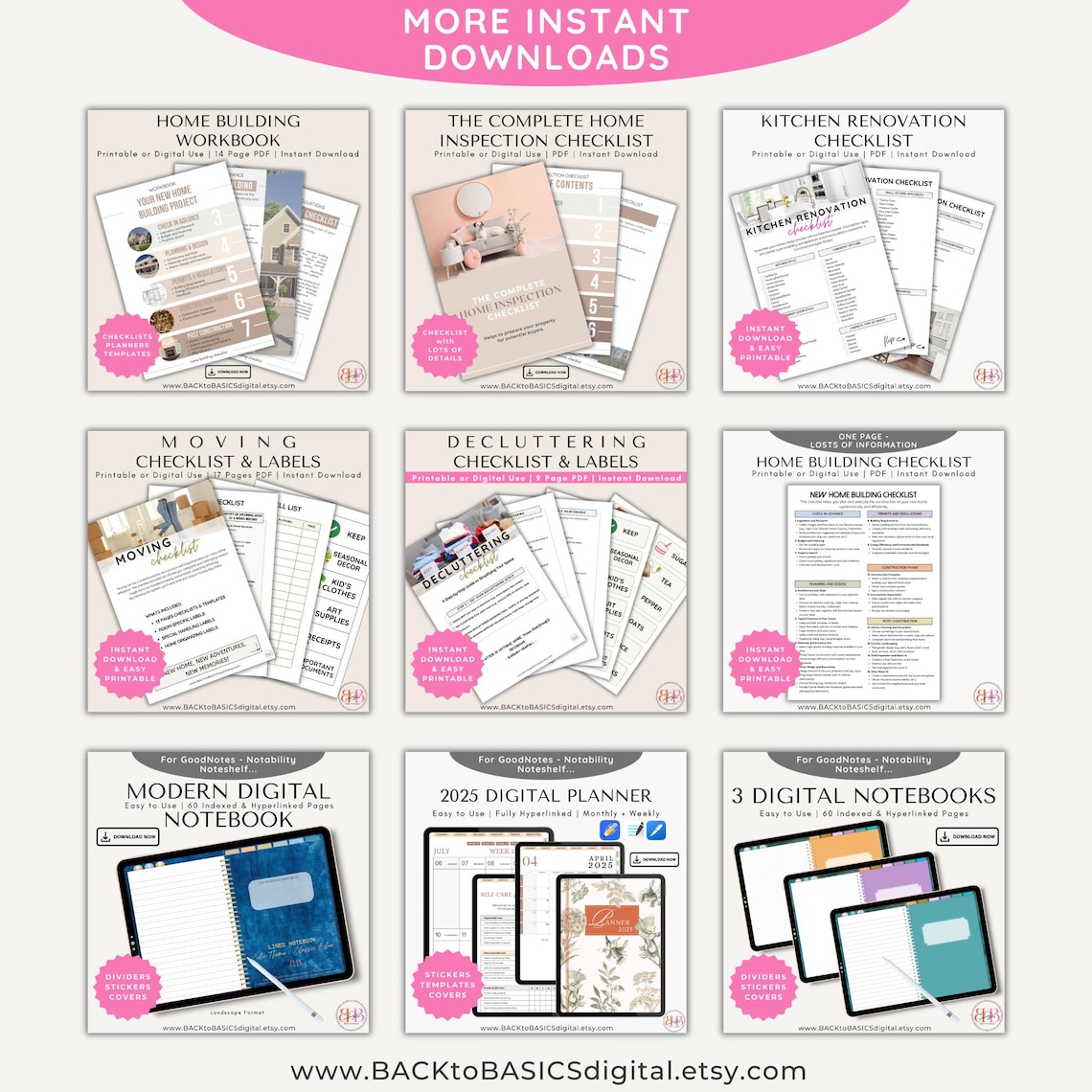 Home Inspection Checklist - 21 Page Printable PDF, Workbook for Home ...