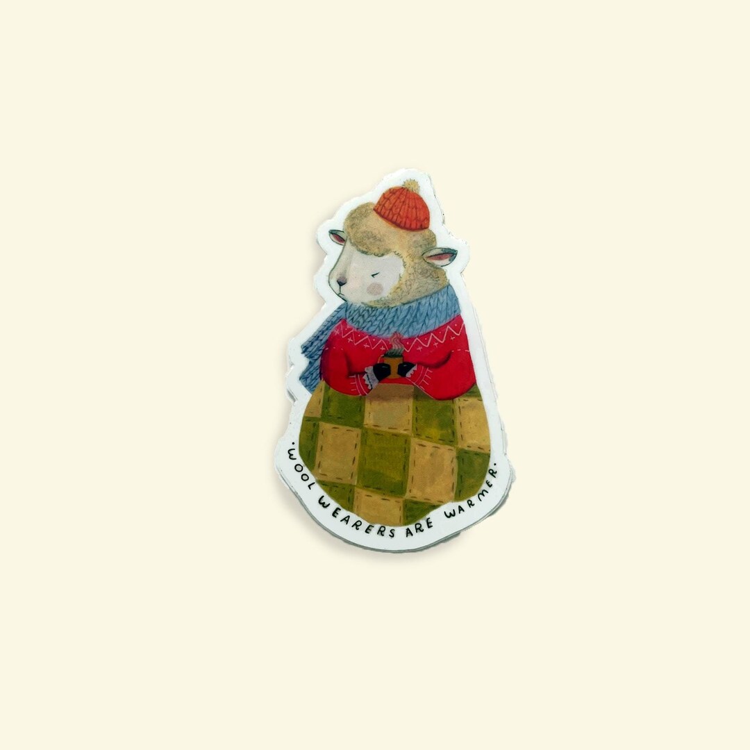 Wool Wearers Are Warmer Vinyl Sticker - Etsy