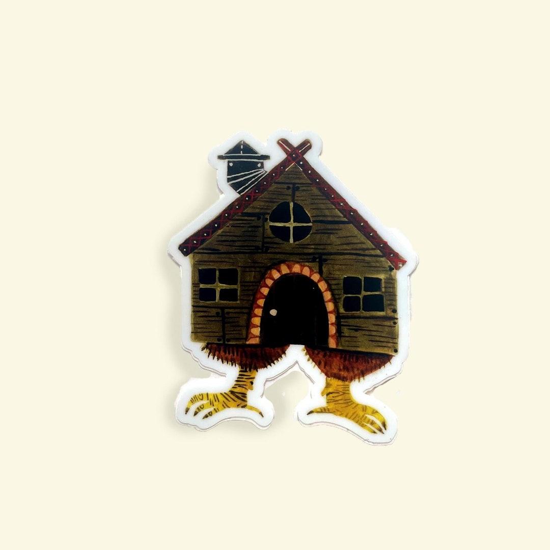 Baba Yaga Vinyl Sticker - Etsy