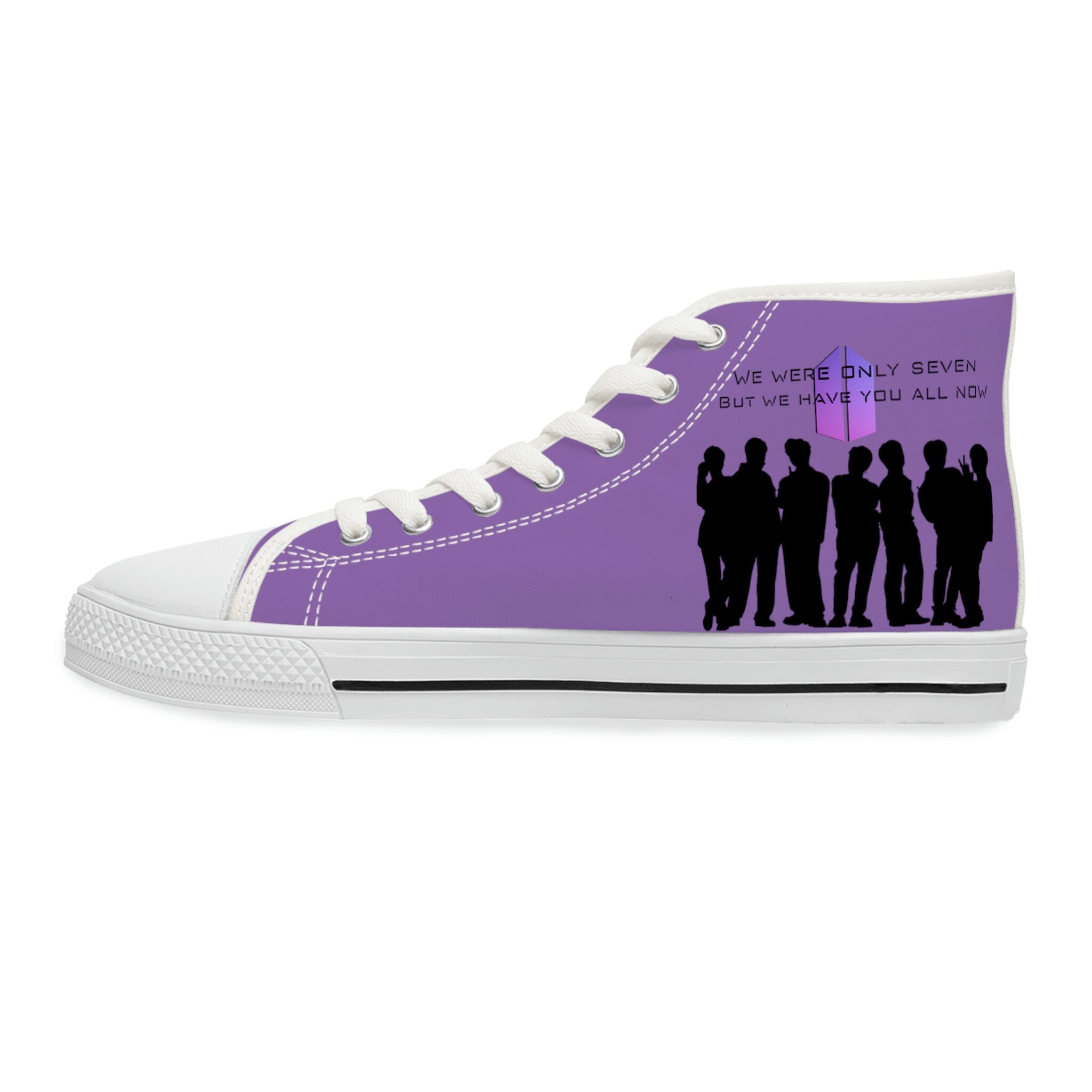 BTS Army and Chant Women's High Top Sneakers - Etsy