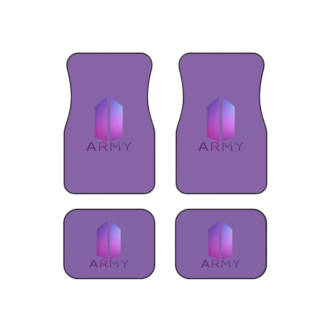 BTS Army Shield Purple Car Mats (set of 4) - Etsy