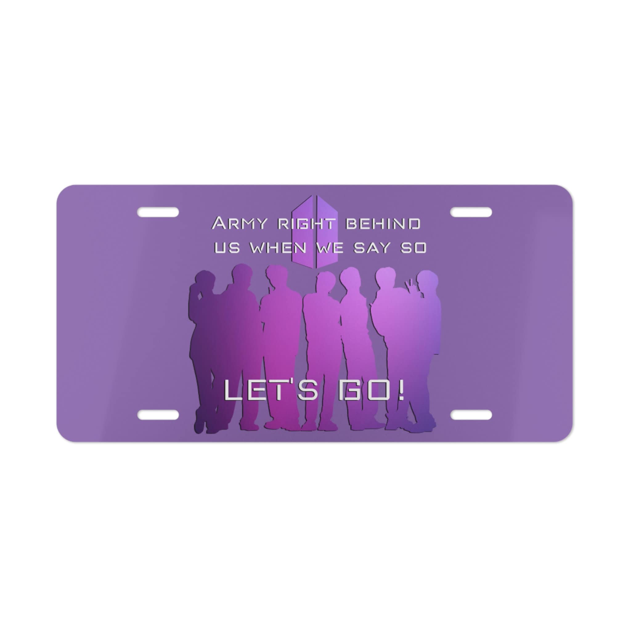 BTS Army Vanity Plate - Etsy