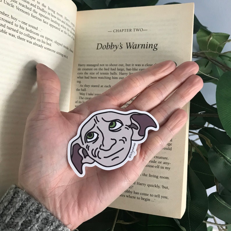 Dobby Vinyl Sticker Harry Potter Stickers Decal Die Cut Etsy