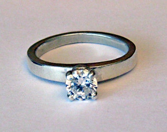 Fake diamond ring | Etsy