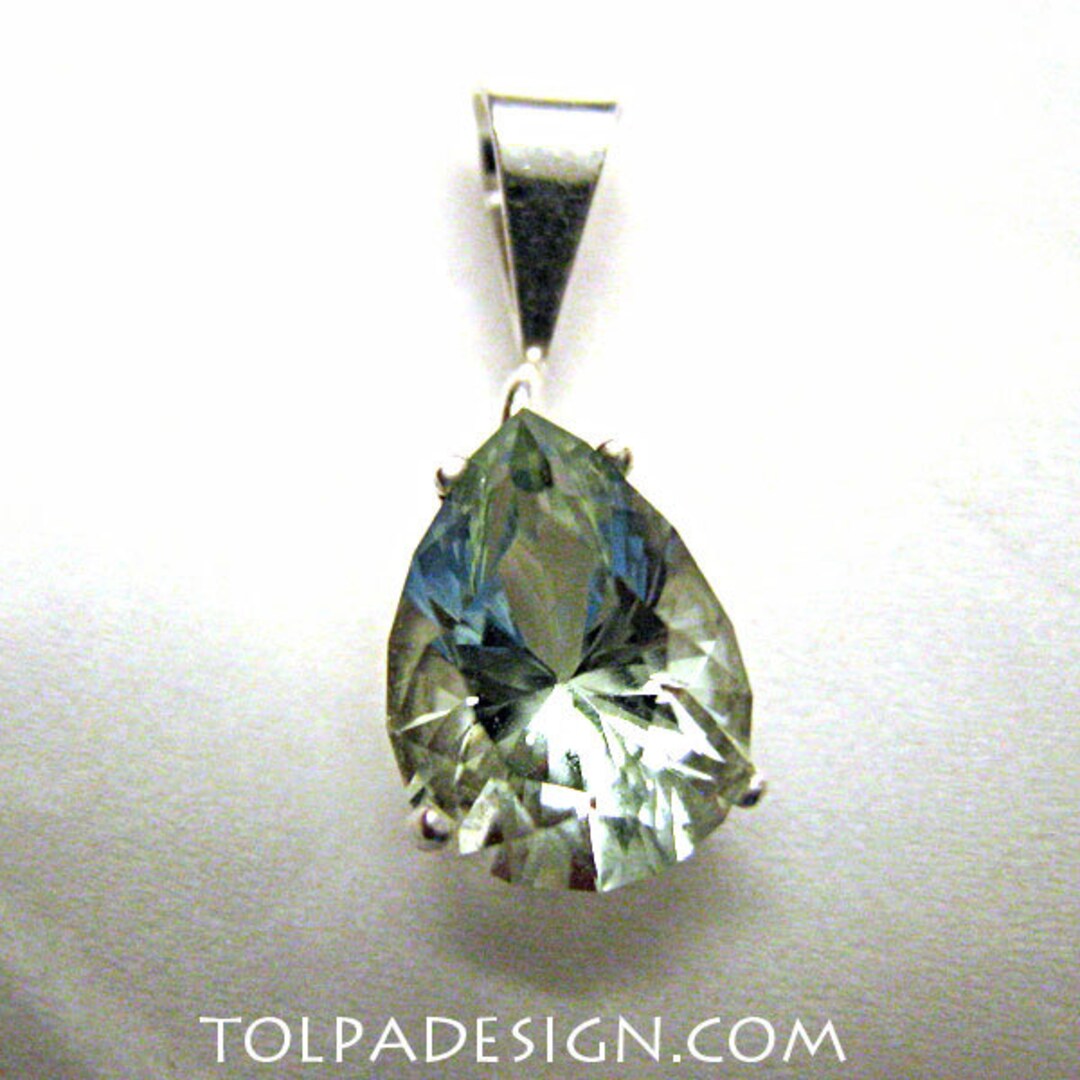 PRASIOLITE PENDANT * 2.50 Ct *TOLPA *pendant Prasiolite*made in America ...