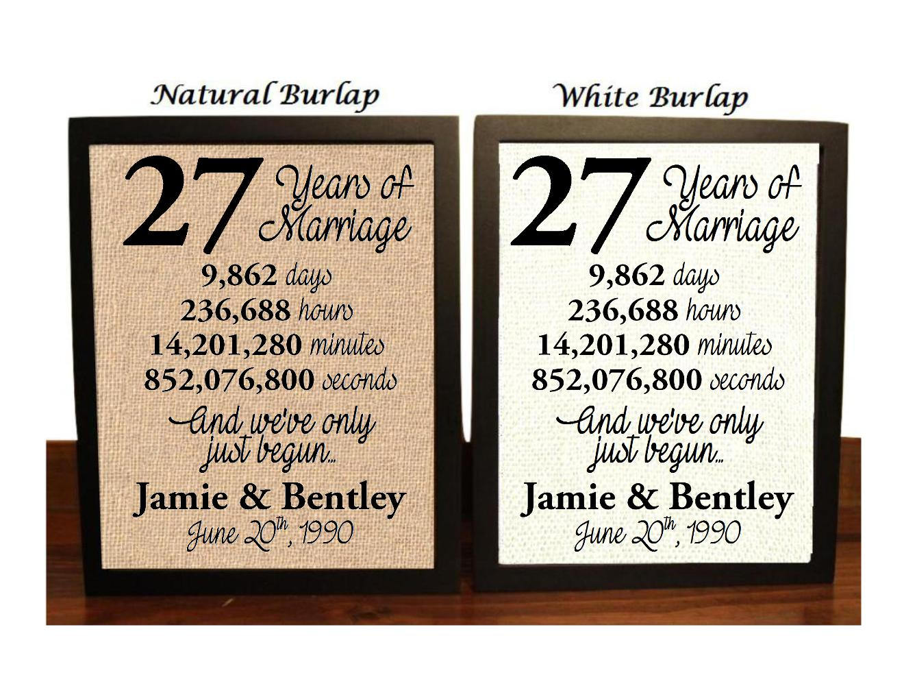 27th Wedding Anniversary 27 Year Wedding Anniversary 27th Etsy 27th Wedding Anniversary 27 Year Wedding Anniversary 27th Etsy