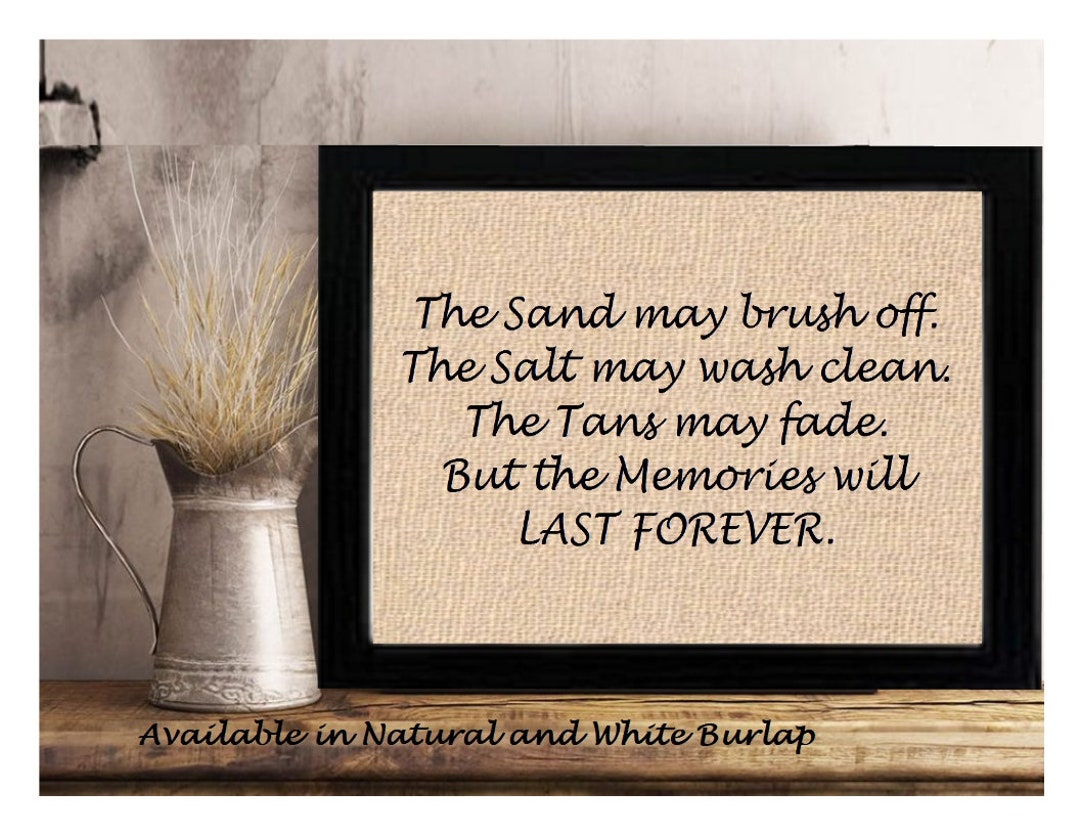 The Sand May Brush off Sign | Beach Sign | Beach House Decor | Beach ...