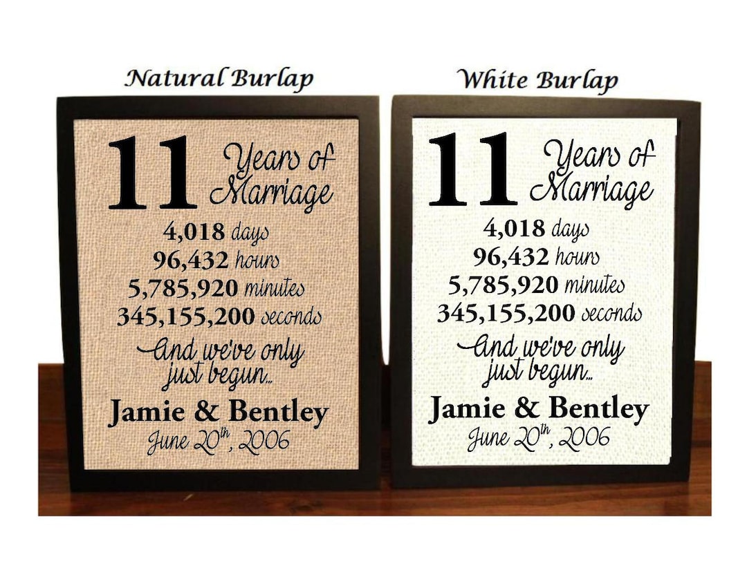 11th Wedding Anniversary | 11 Year Wedding Anniversary | 11th Wedding ...