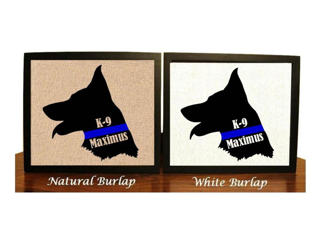 Thin Blue Line K9 Police Dog, K9 Police Officer Gifts, K9 Police Dog ...