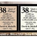 38th Anniversary | 38 Year Anniversary | 38 Anniversary Gift | 38 Years ...
