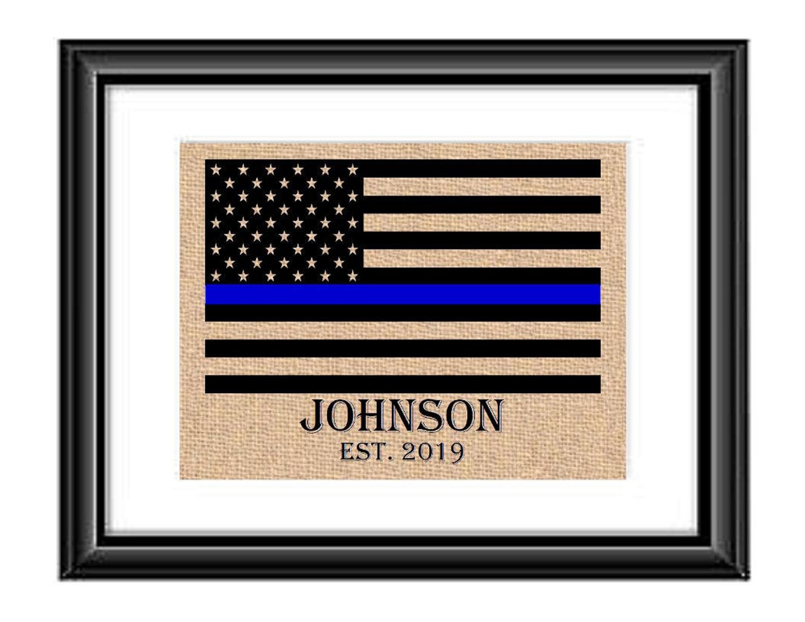 Personalized Thin Blue Line Police Officer Graduation Police Academy ...