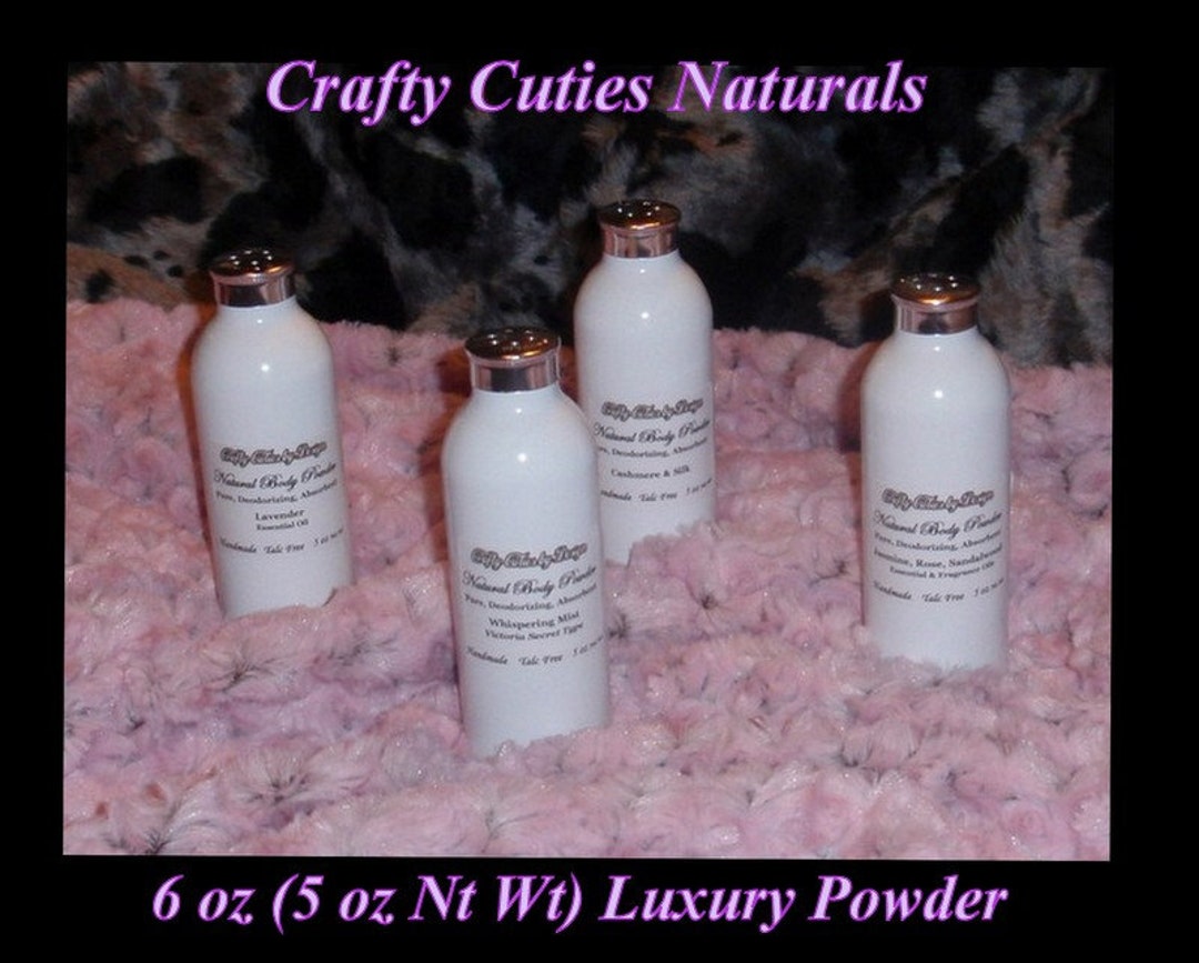 Luxury Body Powder - Aluminum 6 Oz (5 Oz Nt Wt), Refillable Shaker ...