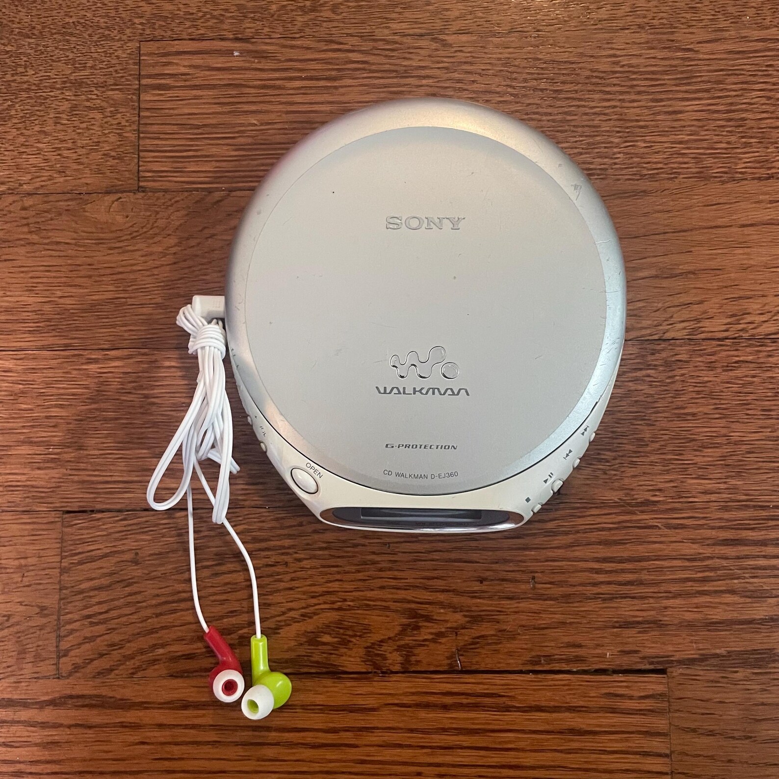 Sony D-EJ360 CD Portable Player Walkman in Silver - Etsy