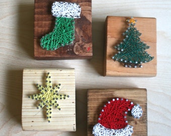 Merry Christmas String Art Gift Christmas Decoration - Etsy UK