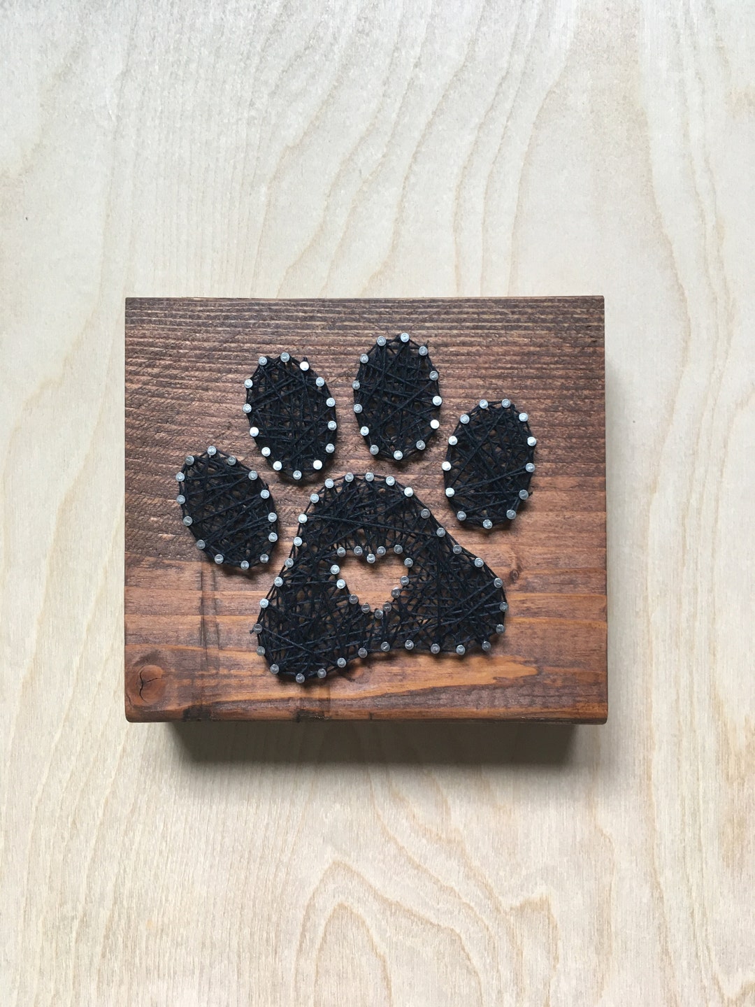Paw Print - String Art - Etsy