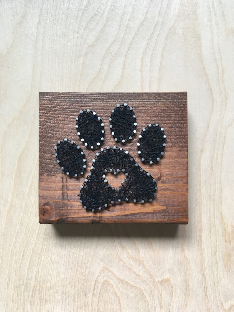 Paw Print - String Art - Etsy