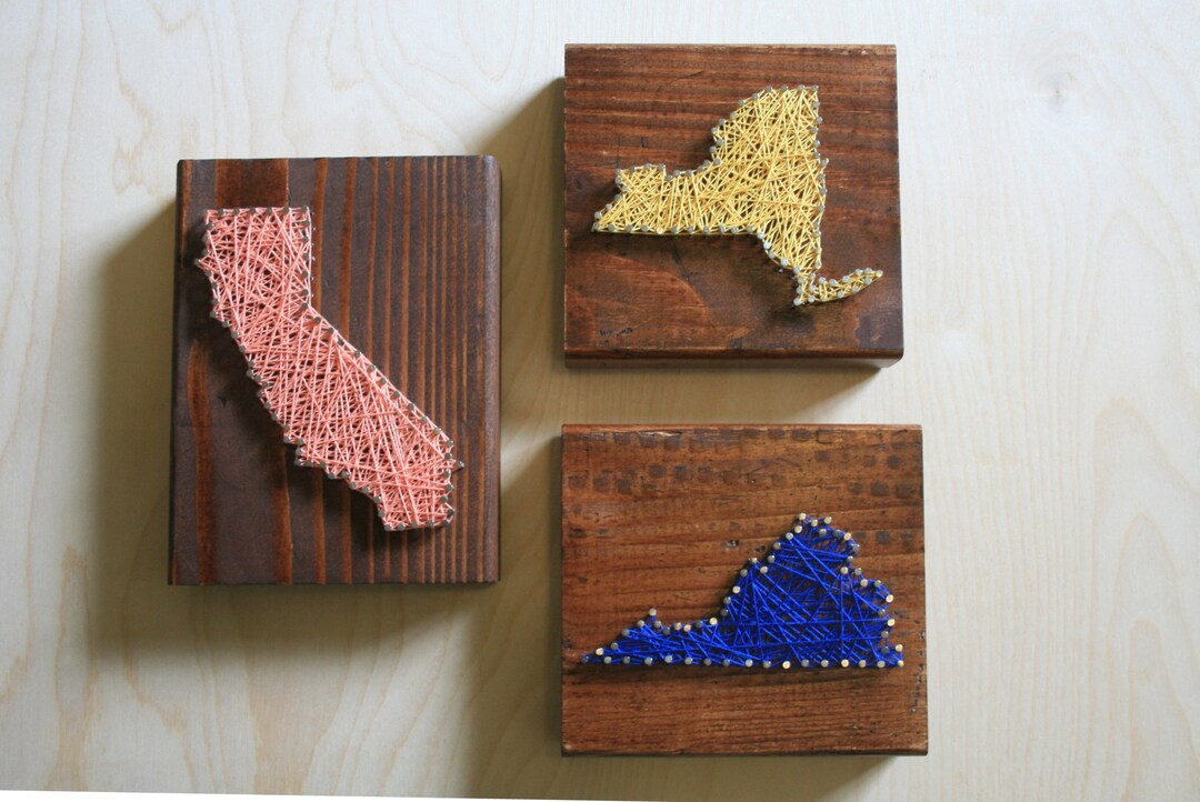 State String Art - Etsy