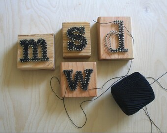 String Art Letters - Etsy
