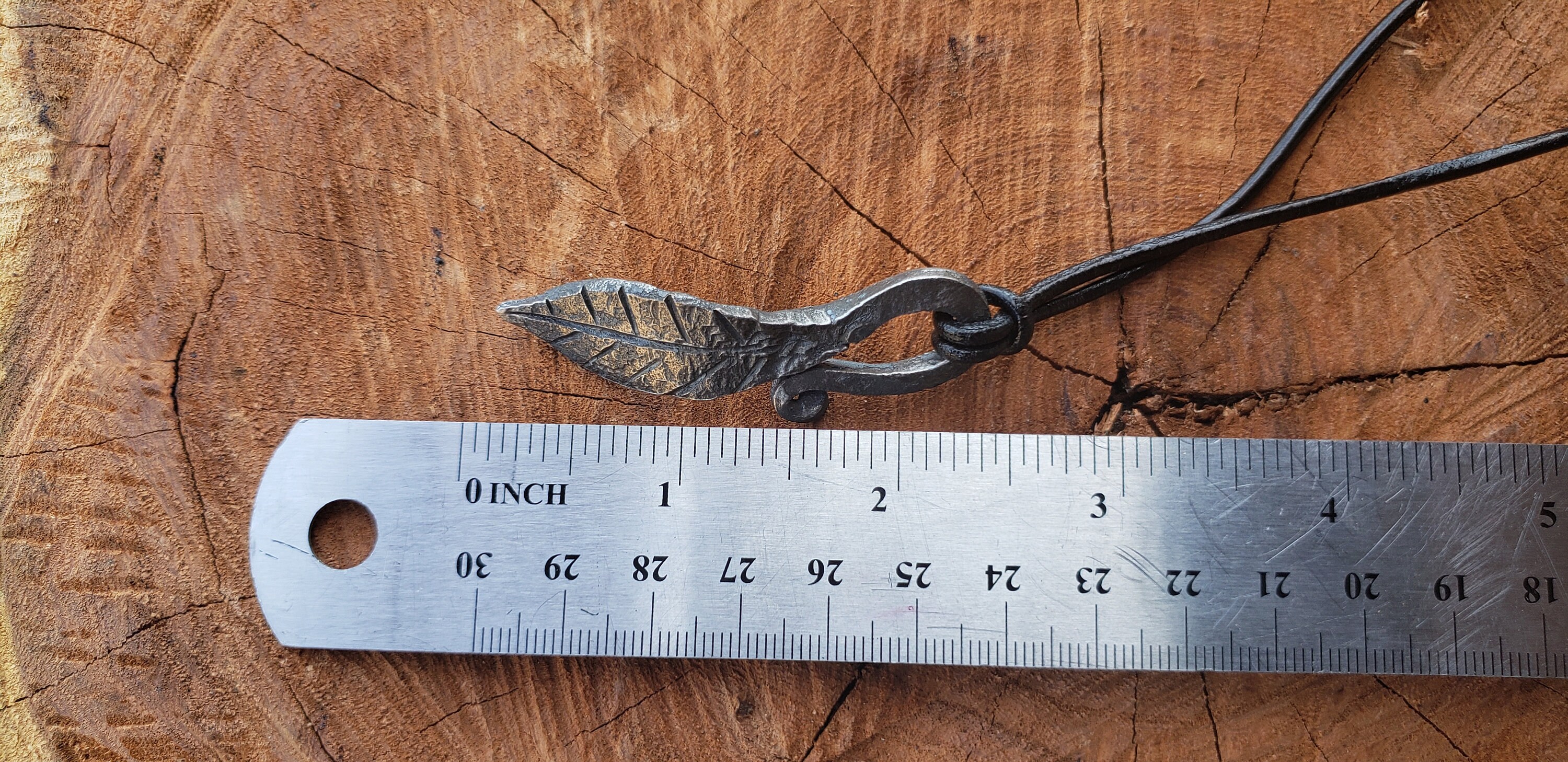 Hand Forged Steel Leaf | Etsy