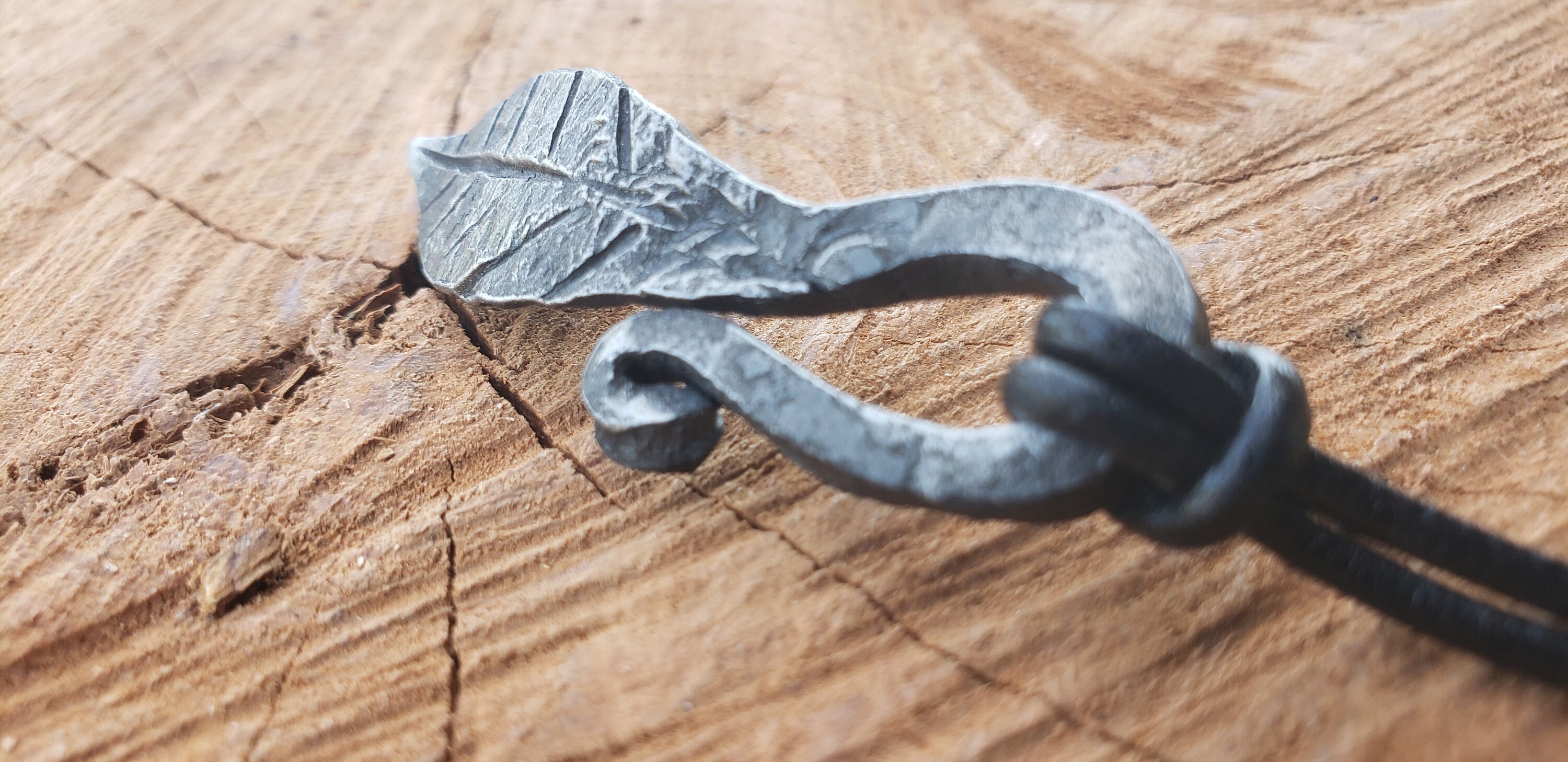 Hand Forged Steel Leaf - Etsy