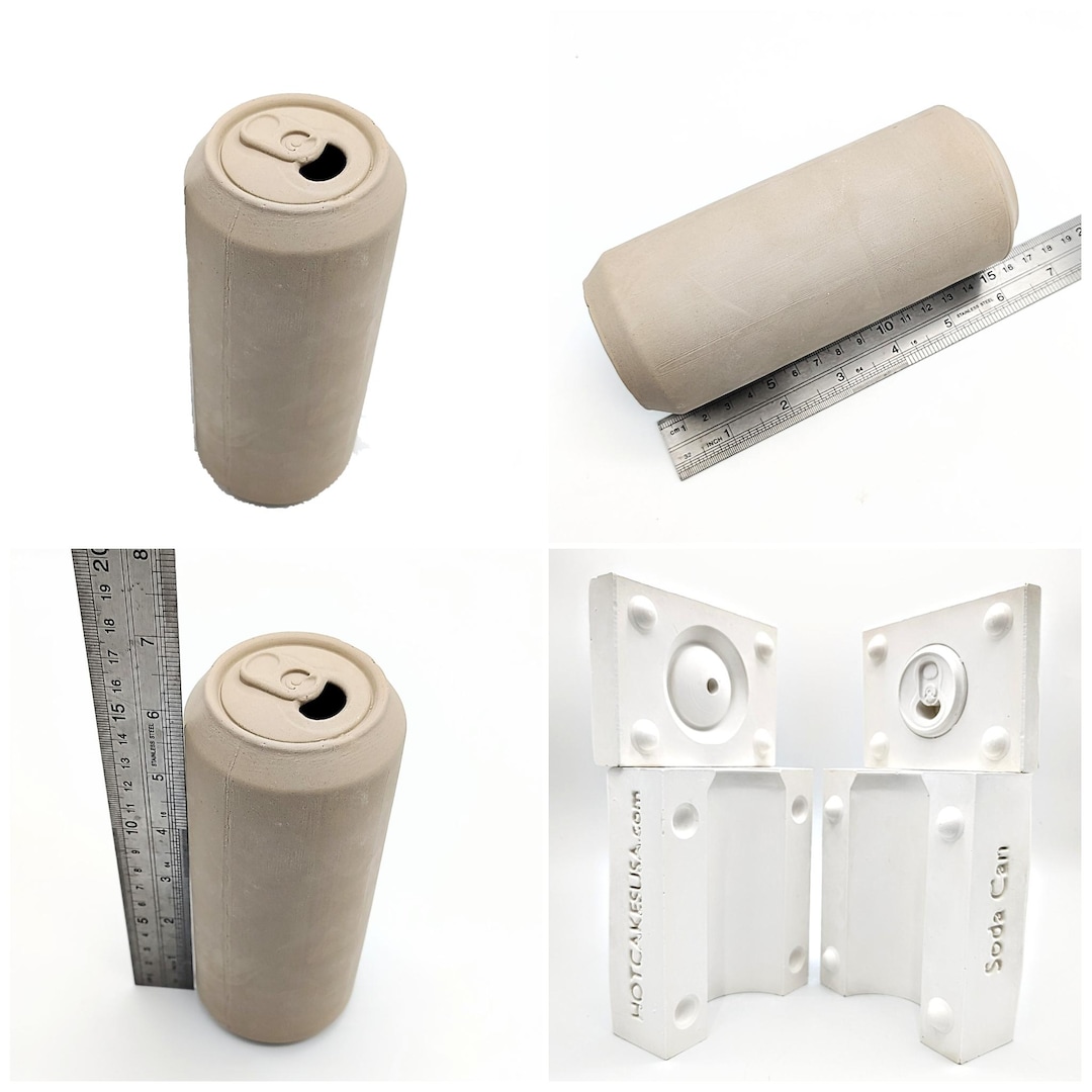 Realistic Soda Pop Can Mold Ceramic Slip Casting Plaster Moulds - Etsy