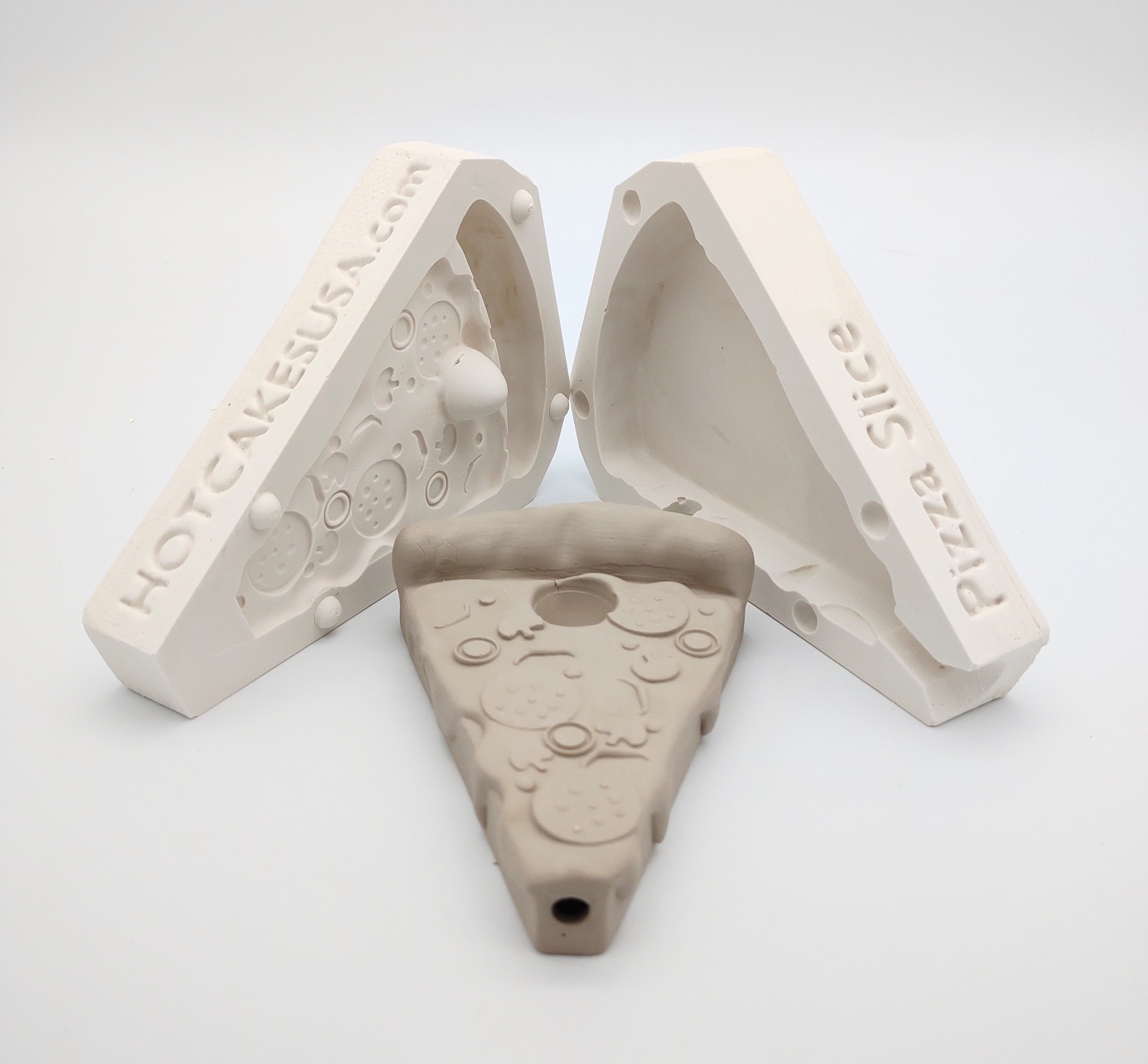 Pizza Slice Pipe Ceramic Slip Casting Plaster Mold - Etsy