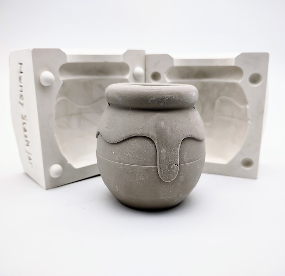 Honey Drip Stash Jar Ceramic Slip Casting Plaster Mold - Etsy