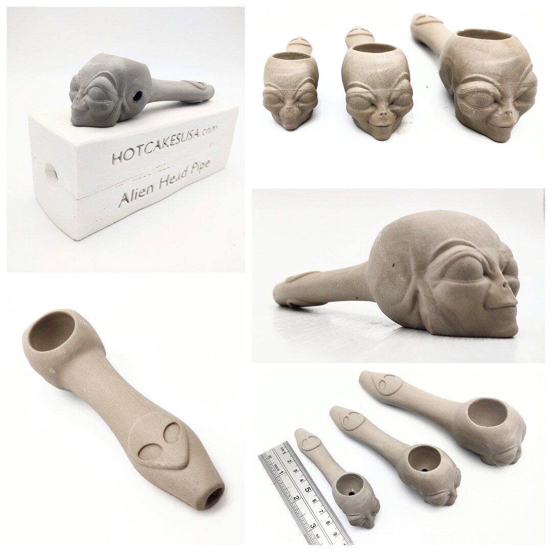 4 5 6 Alien ET Pipe Molds X3 Sizes Ceramic Slip Casting Plaster Mold - Etsy