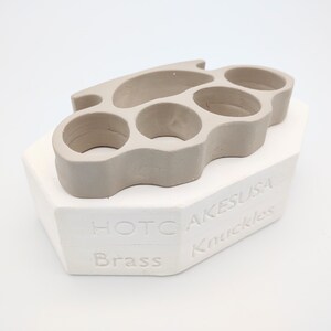 Brass Knuckles Mold Plaster Ceramic Slip Casting Crafts Jewelry Decor ...