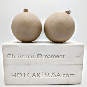 3" Round Ornaments Mold Ceramic Slip Casting Plaster Moulds Fits ...