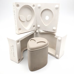 Alien Stash Jar Mold Ceramic Slip Casting Plaster Mold - Etsy